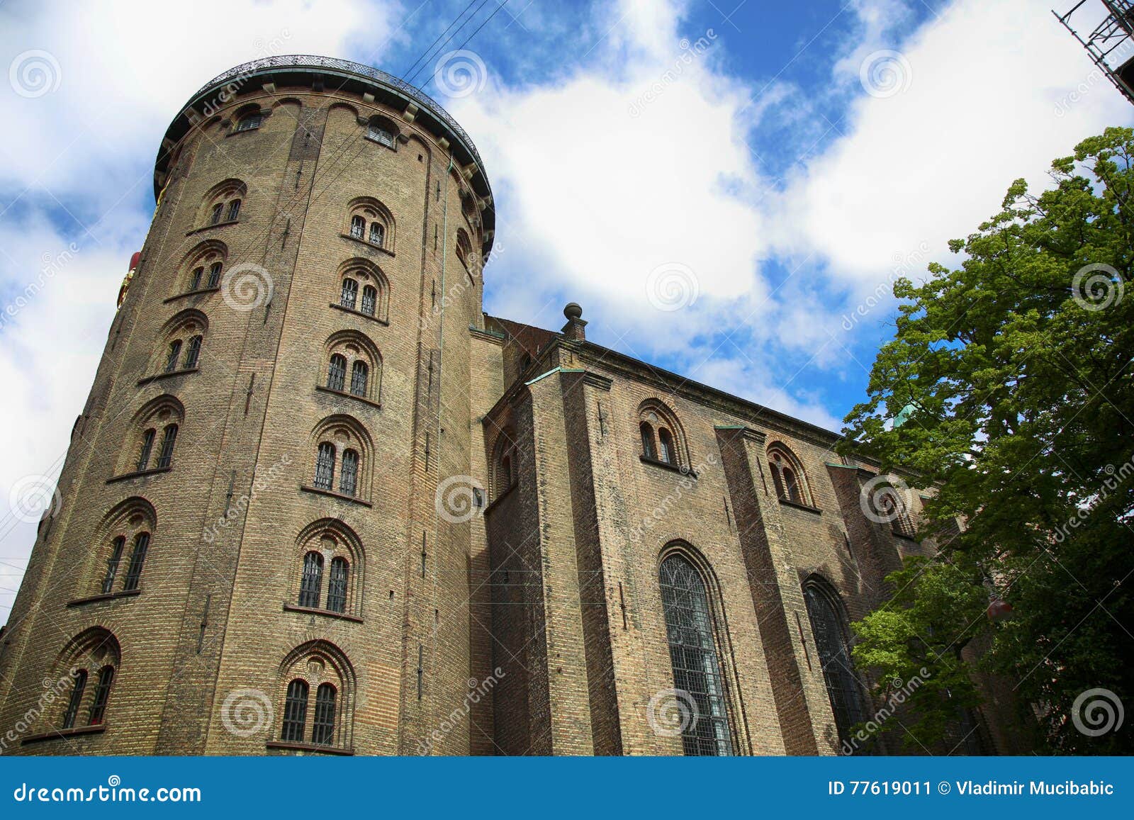 The Rundetaarn, Copenhagen, Denmark Stock Image - Image of attraction ...