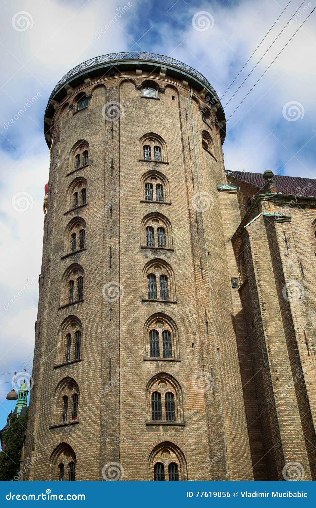 The Rundetaarn, Copenhagen, Denmark Stock Photo - Image of city ...