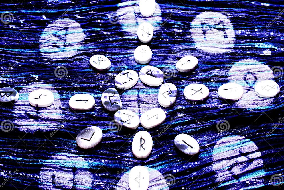Rune Cast Blend and Blur stock photo. Image of nordic - 39989472