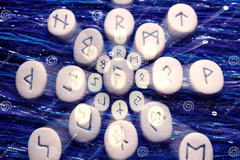 Rune Cast Star Pattern stock image. Image of ancient - 39987135