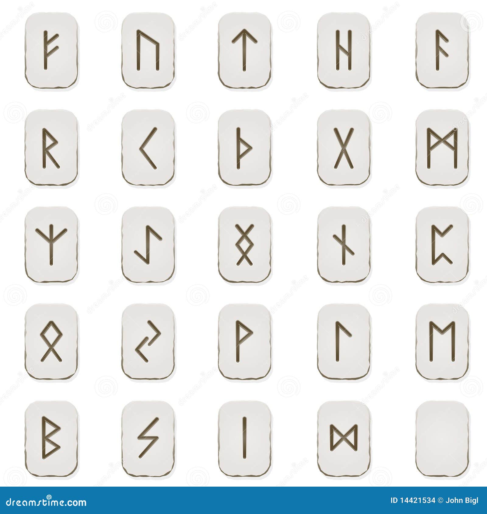 Rune Set Stock Images - Image: 14421534