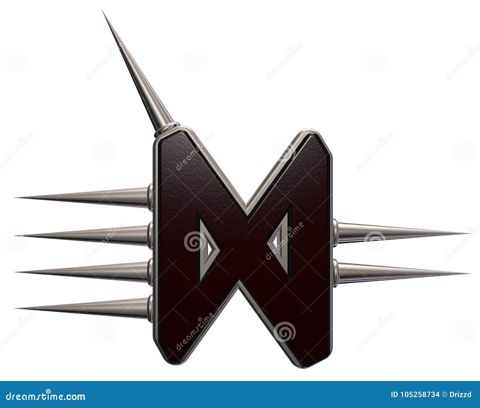 Spikes Letters And Numbers With Currency Signs. Urban Colored Font ...