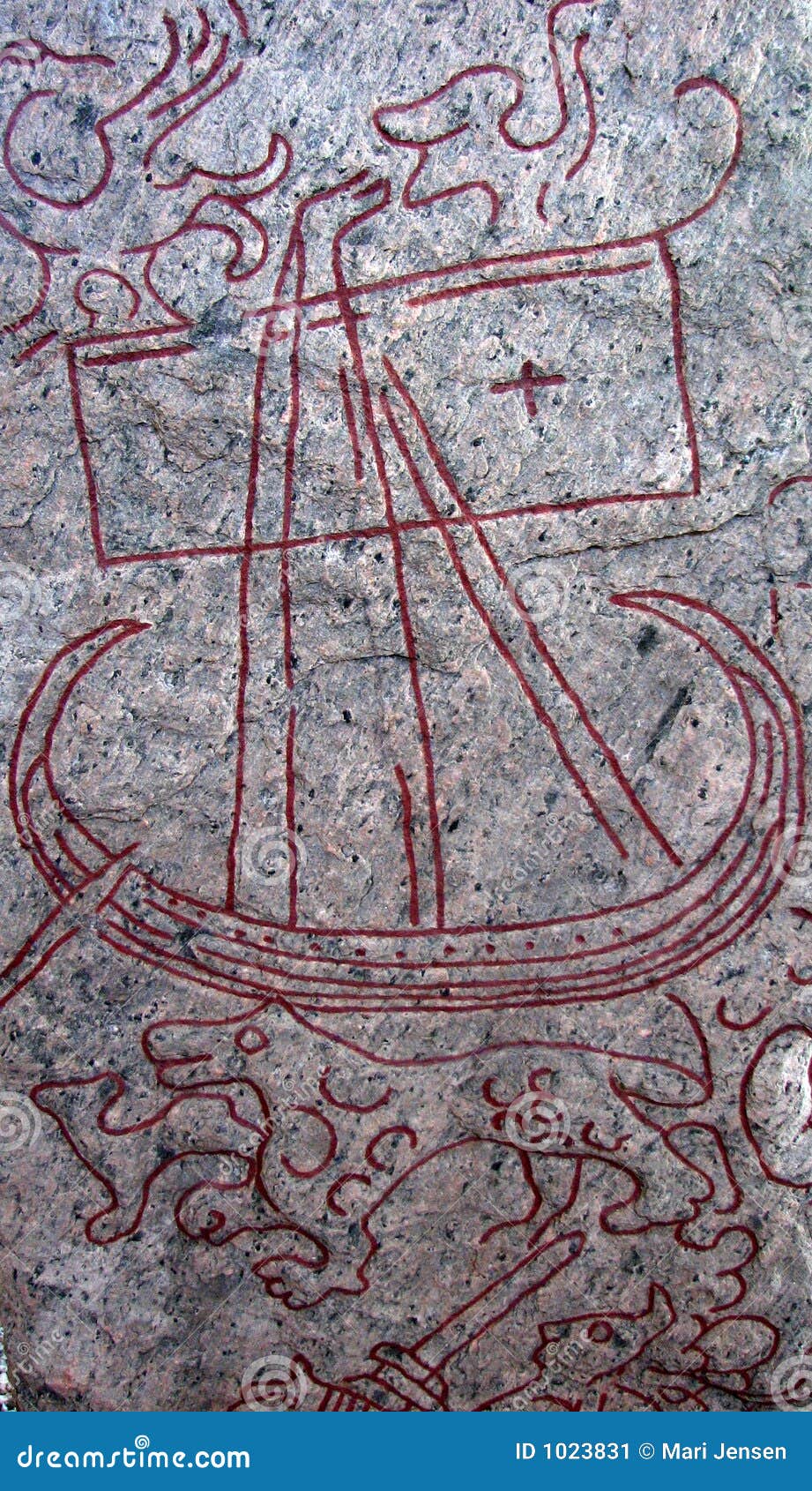 Rune stone stock image. Image of characters, tourist, inscription - 1023831