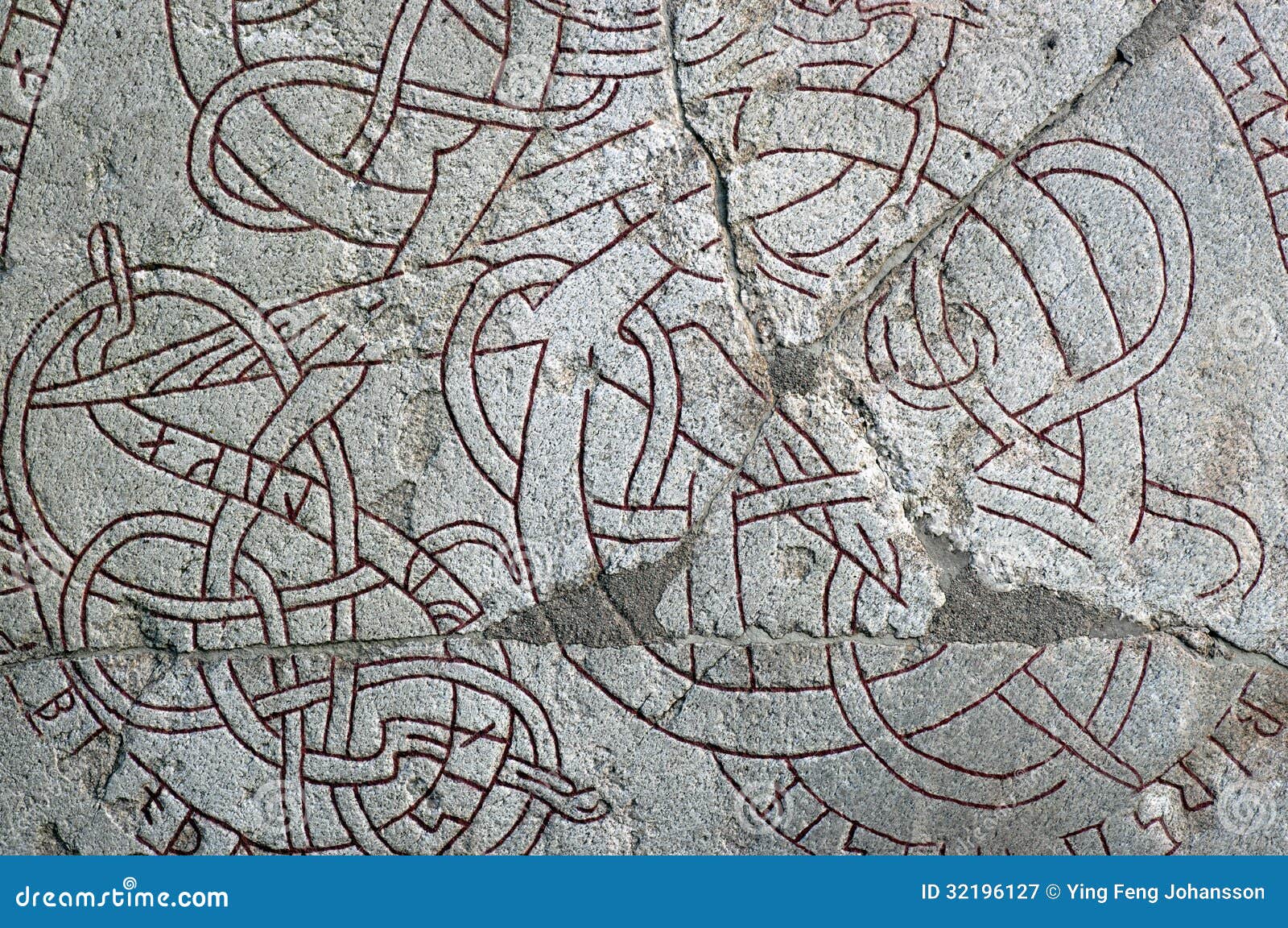 Rune stone stock image. Image of ornate, characters, history - 32196127