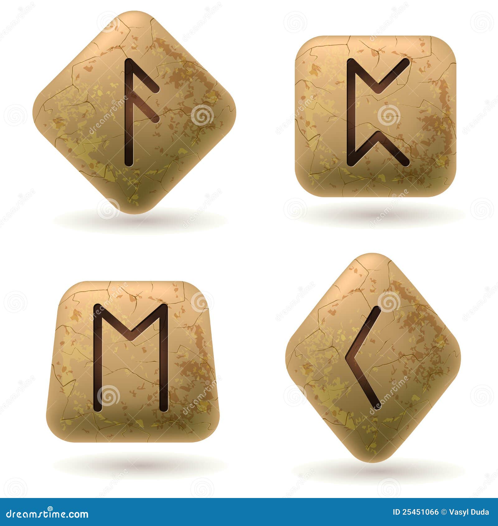 Runes stock vector. Illustration of collection, dirty - 25451066