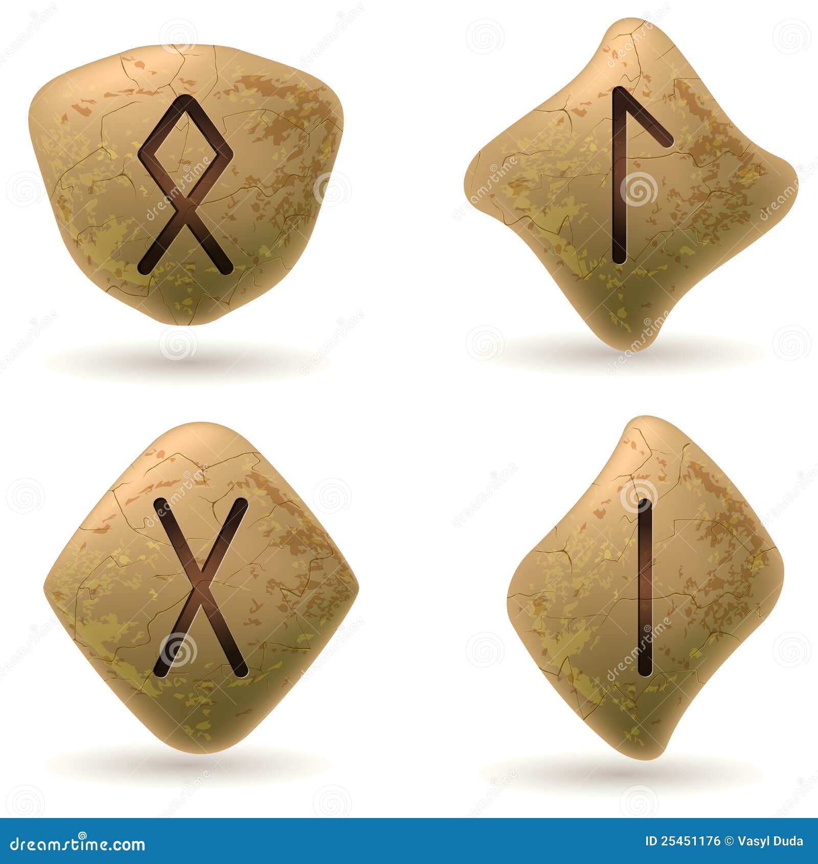 Runes stock vector. Illustration of mystic, language - 25451176