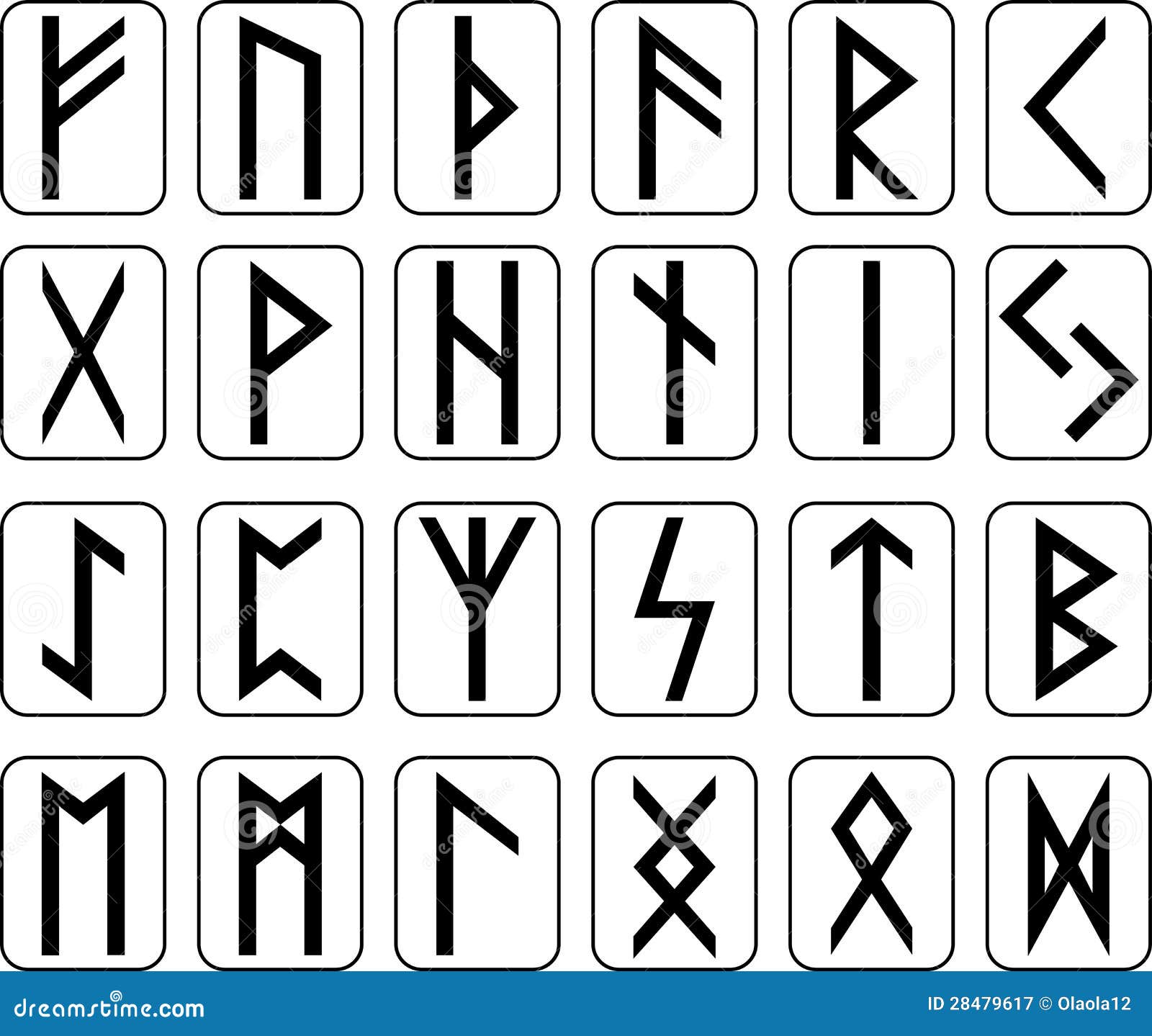 Runes Royalty Free Stock Photography - Image: 28479617