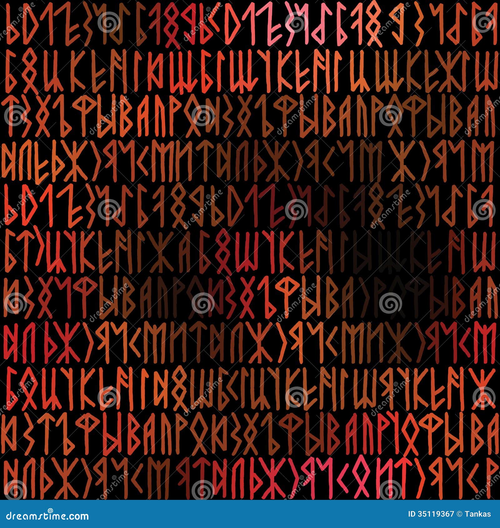Runes background stock vector. Image of runes, backdrop - 35119367