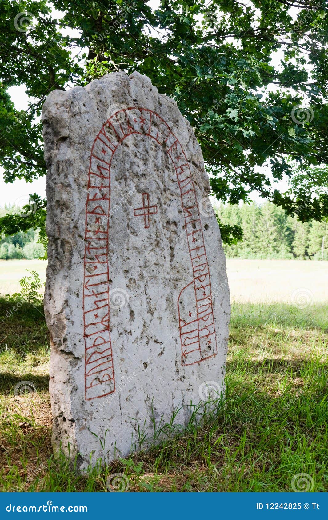 Runes stone stock image. Image of ancient, prehistoric - 12242825
