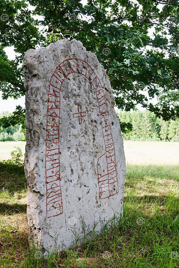 Runes stone stock image. Image of ancient, prehistoric - 12242825