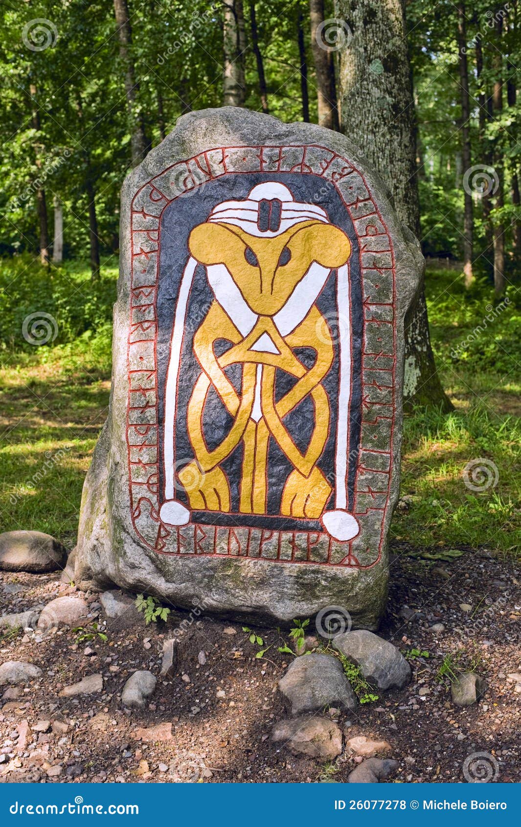 Runestone stock photo. Image of rock, runestone, detail - 26077278