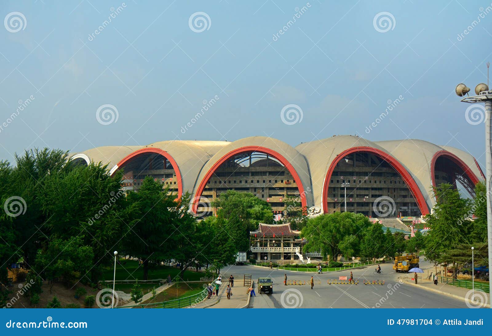 Rungrado 1r Del Estadio De Mayo, Pyongyang, Norte-Corea Imagen de ...