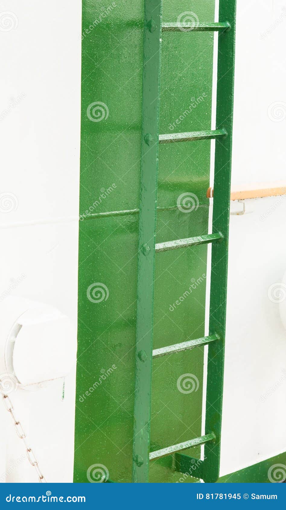Rungs of a Shipboard Ladder Stock Image - Image of emergency, arrow ...