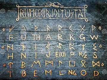 Runic Alphabets stock photo. Image of called, alphabets - 128882158