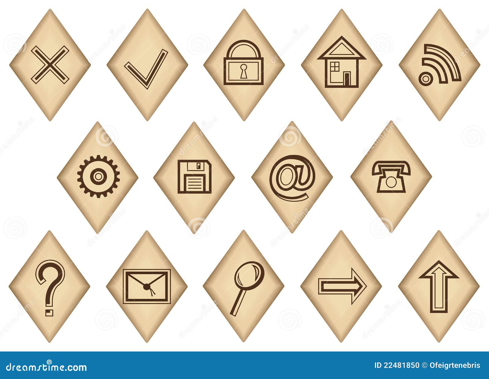 Runic icons stock vector. Illustration of lens, message - 22481850