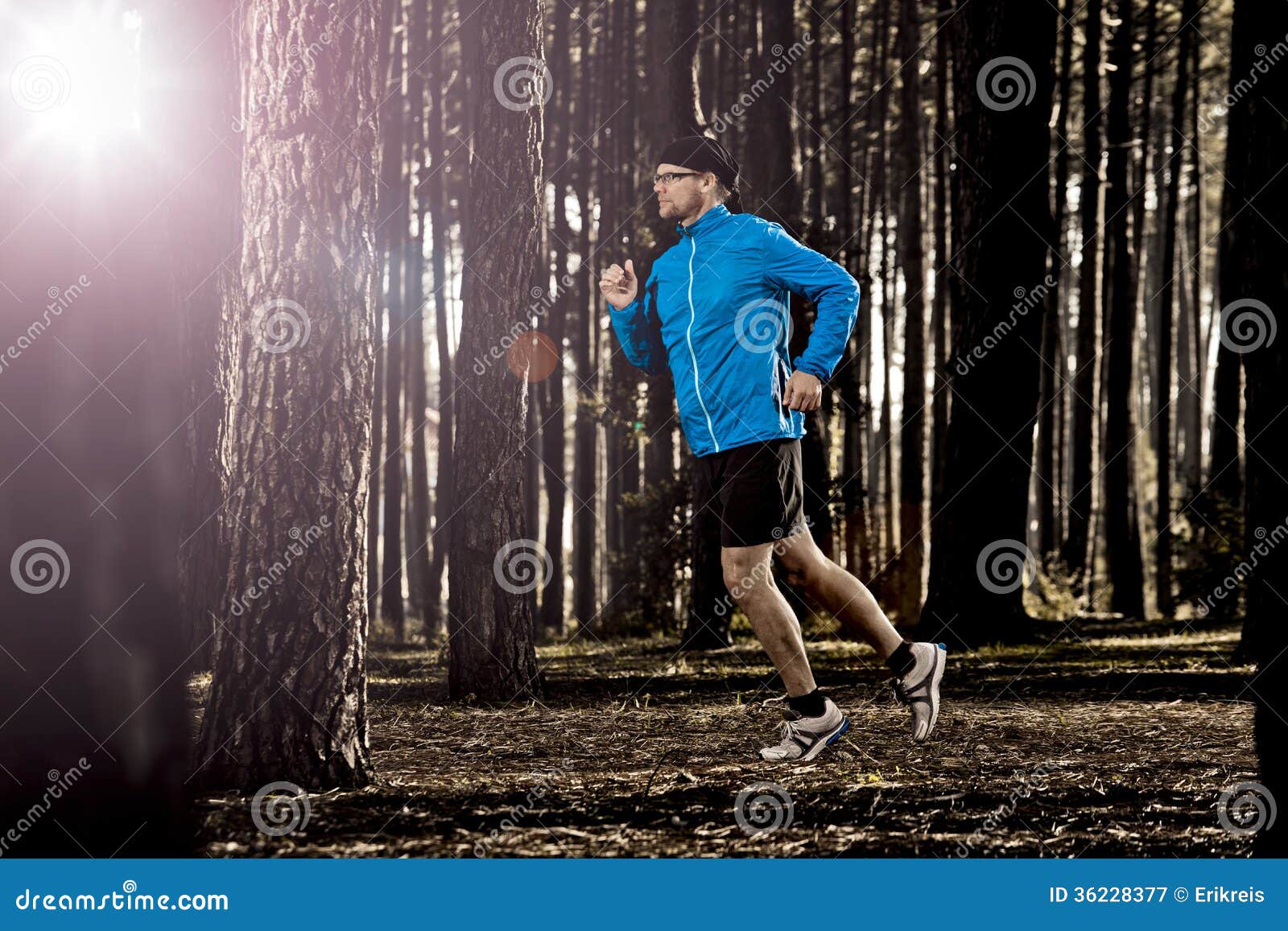 Runing in the forest stock image. Image of lifestyle - 36228377