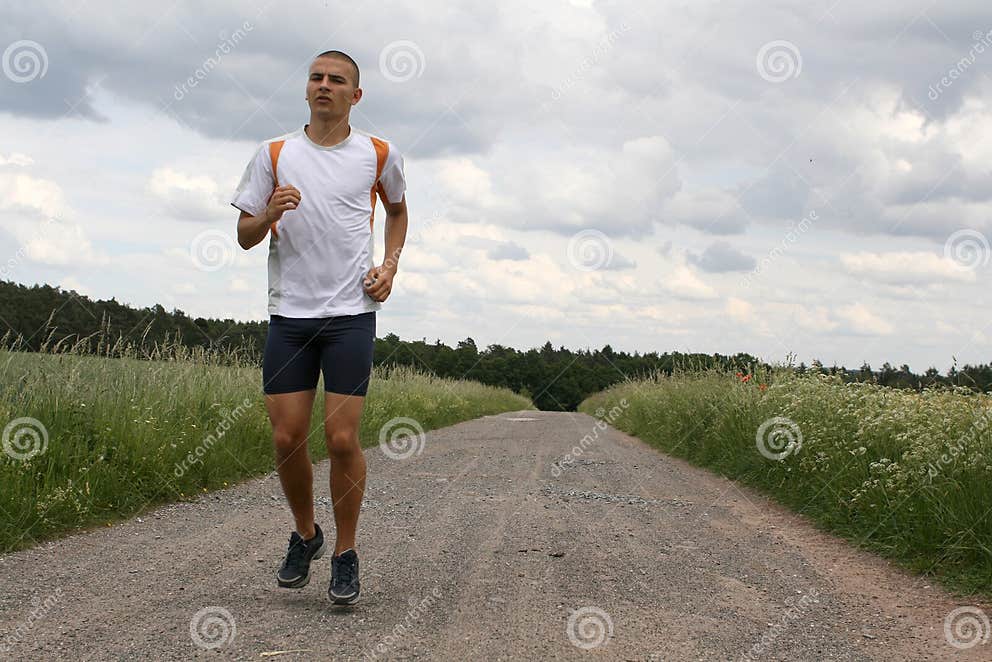 Runing man stock photo. Image of legs, endurance, lifestyle - 2497918