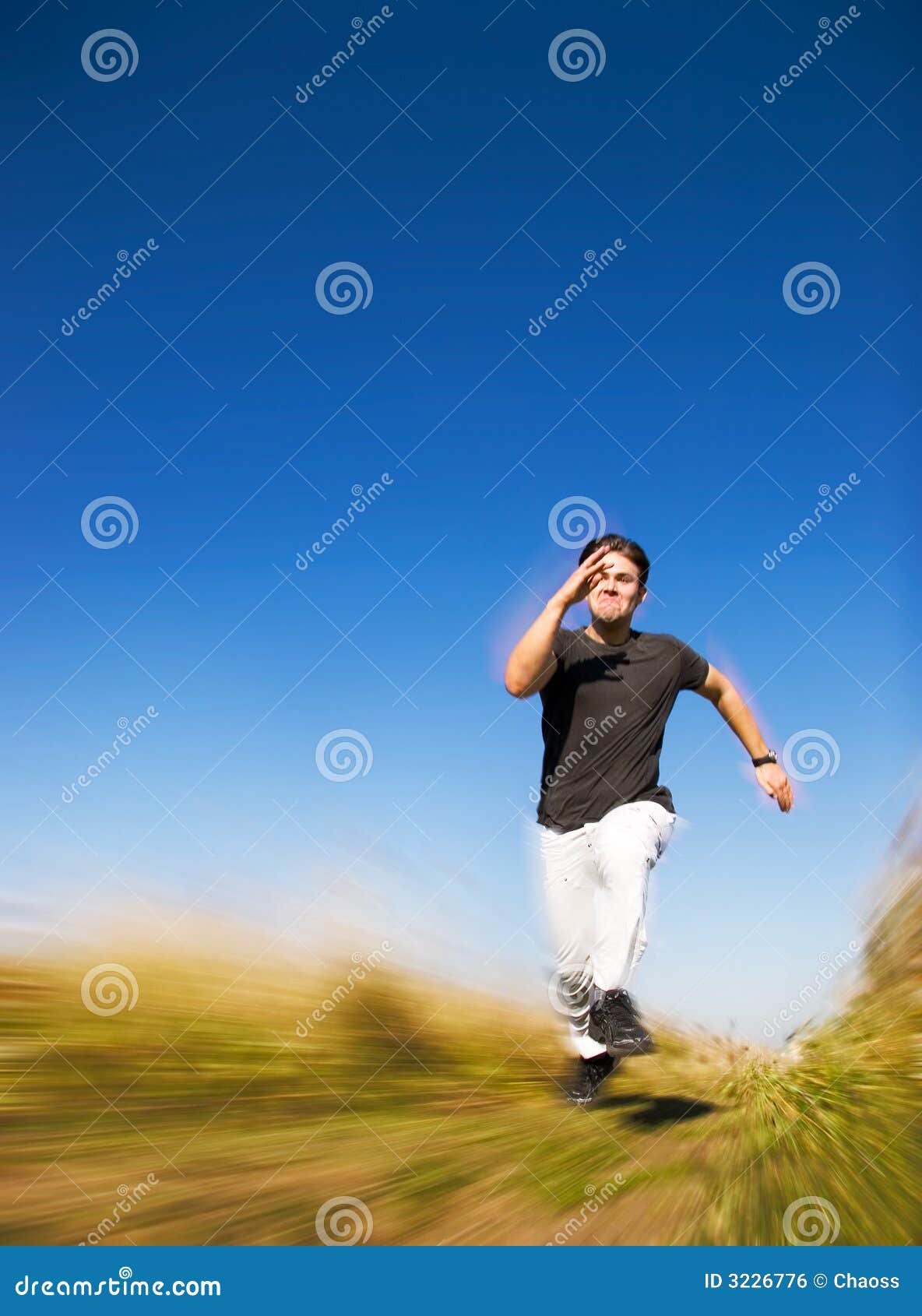 Runing man stock photo. Image of high, intensive, male - 3226776
