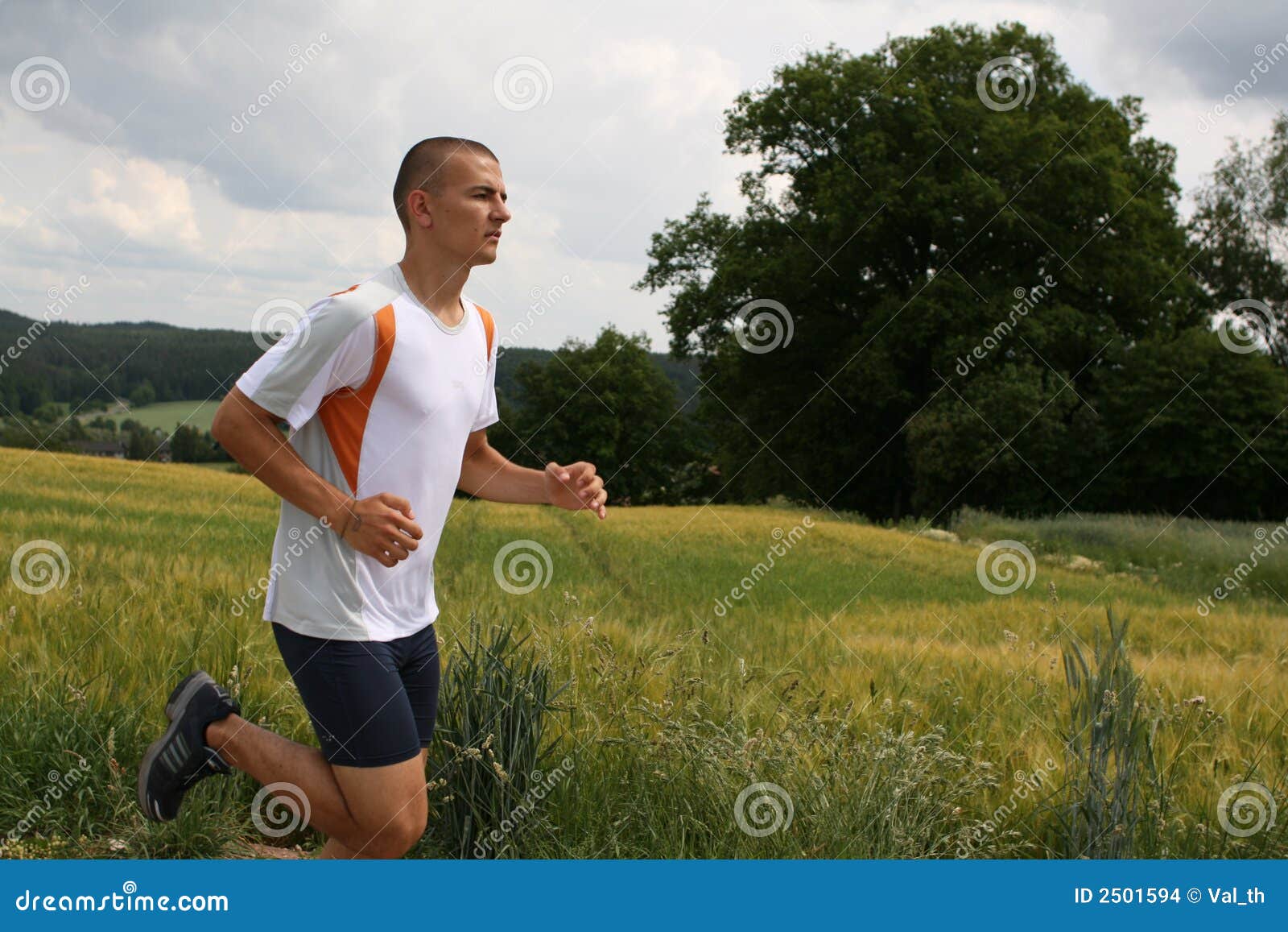 Runing man #4 stock photo. Image of jogging, training - 2501594