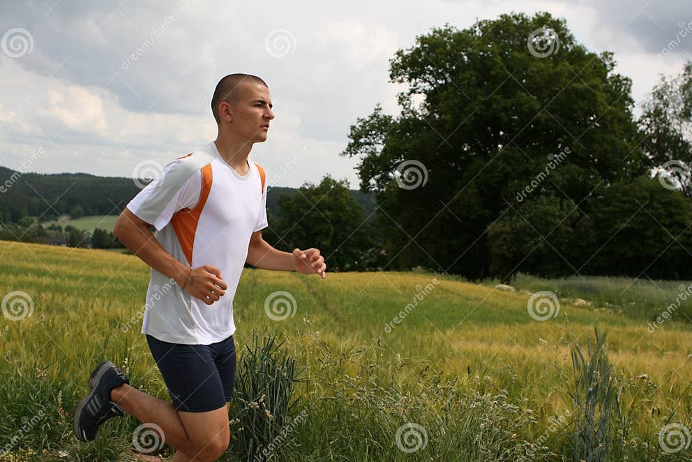 Runing man #4 stock photo. Image of jogging, training - 2501594