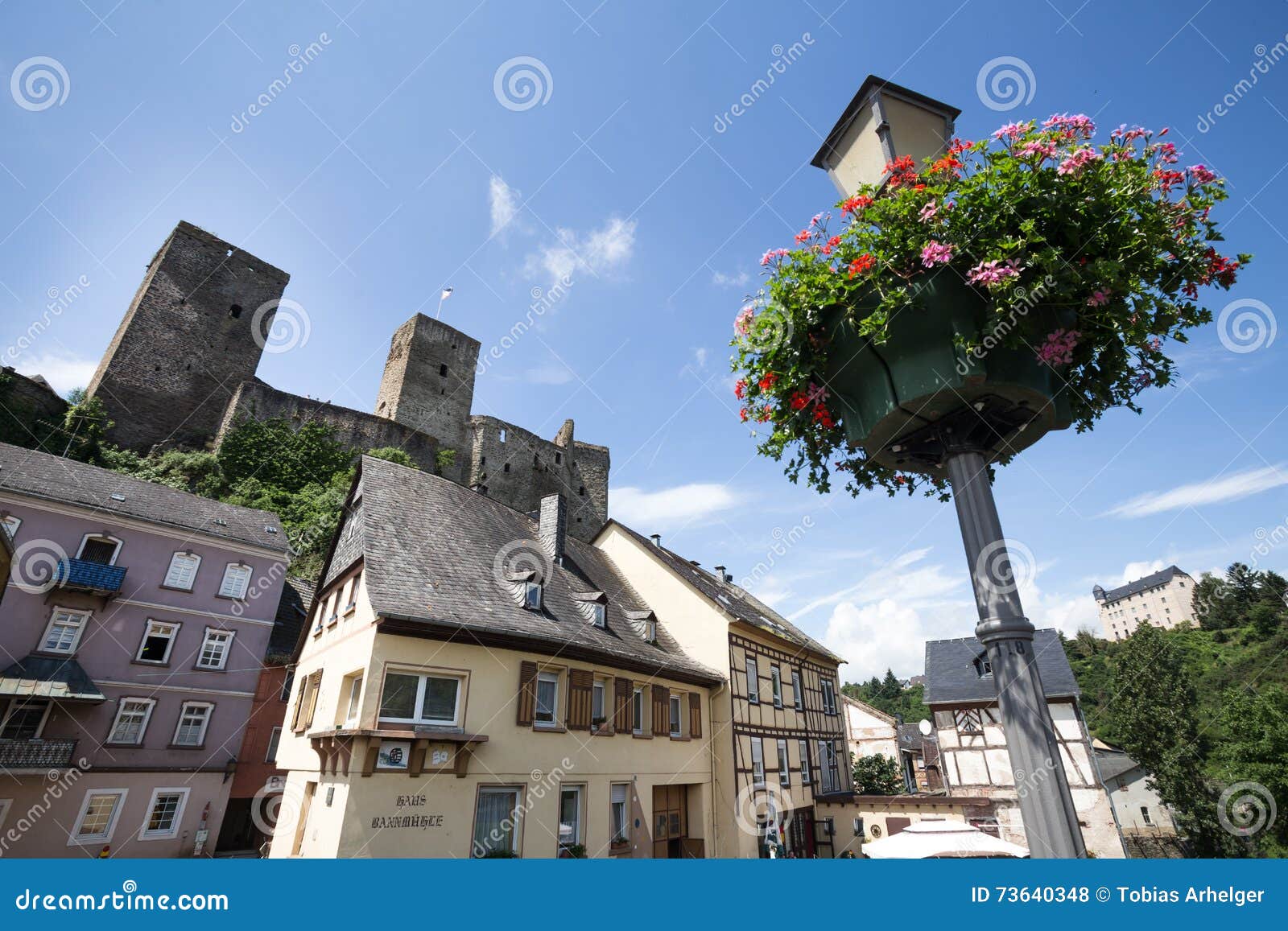 Runkel Historic City Hessen Germany Stock Photo - Image of middle ...