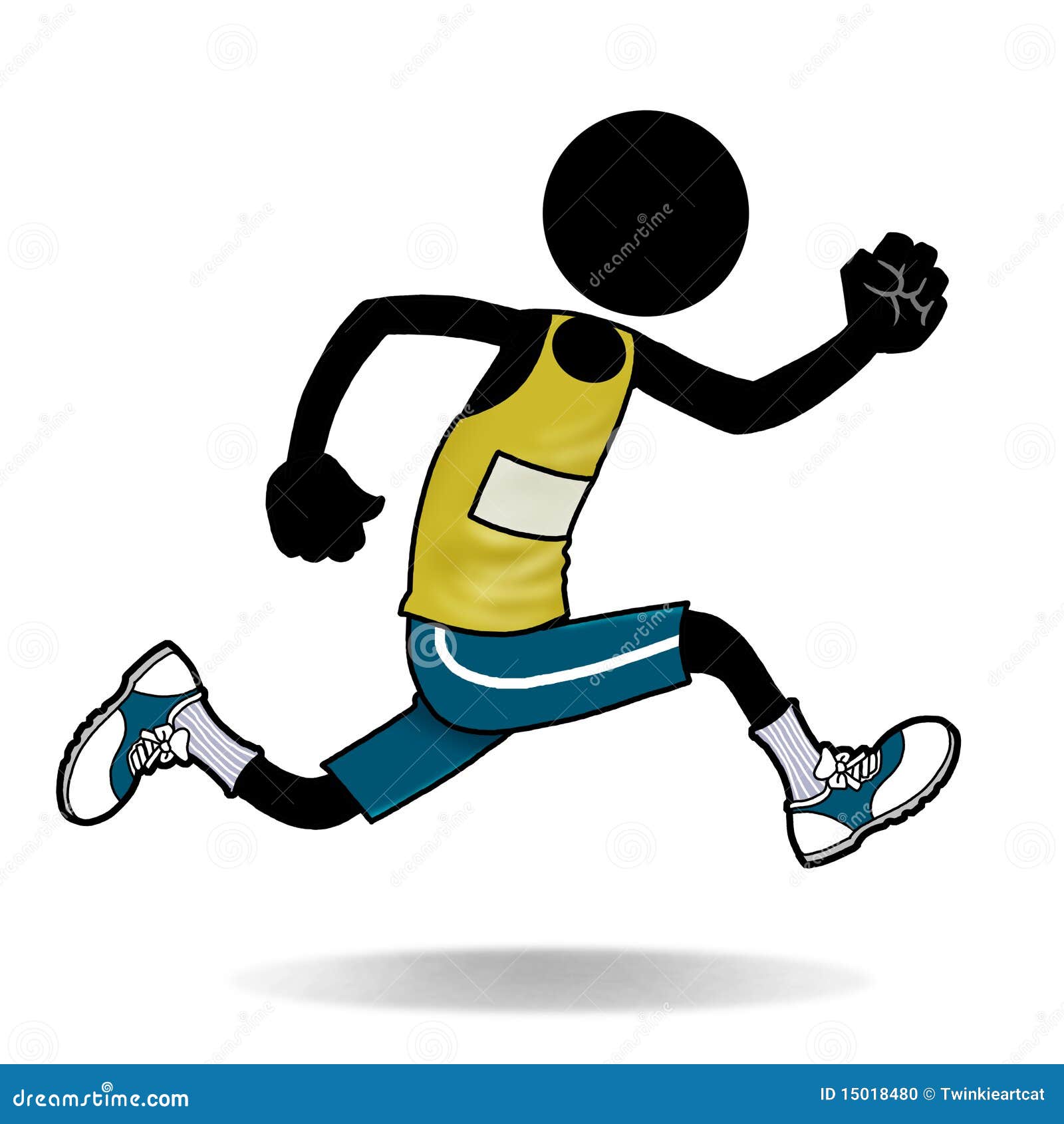 Runner stock illustration. Illustration of speed, fast - 15018480