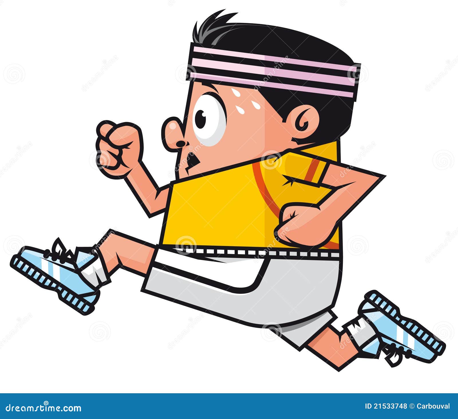Runner stock vector. Illustration of leisure, character - 21533748