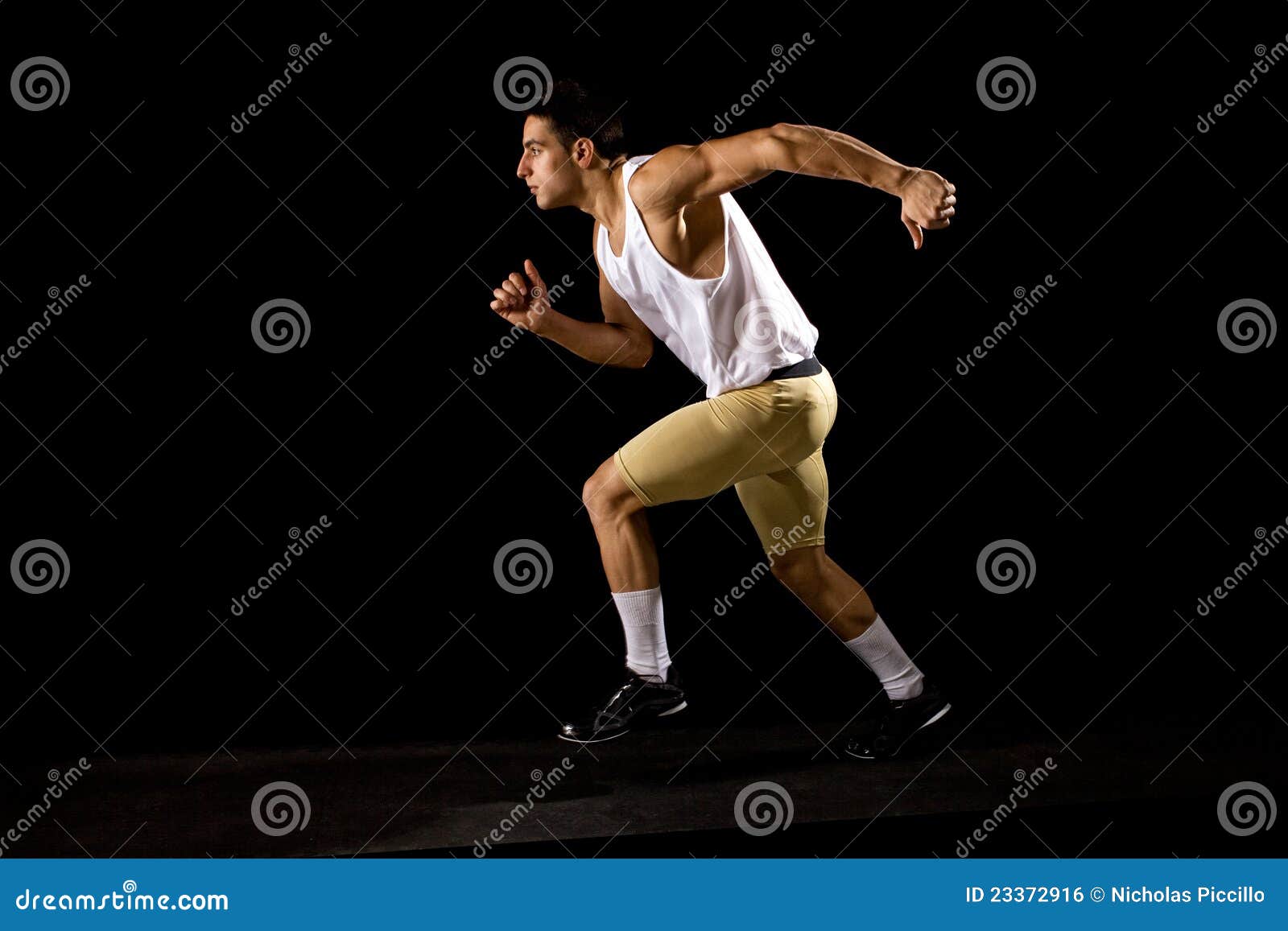 Runner stock photo. Image of competition, athletics, handsome - 23372916