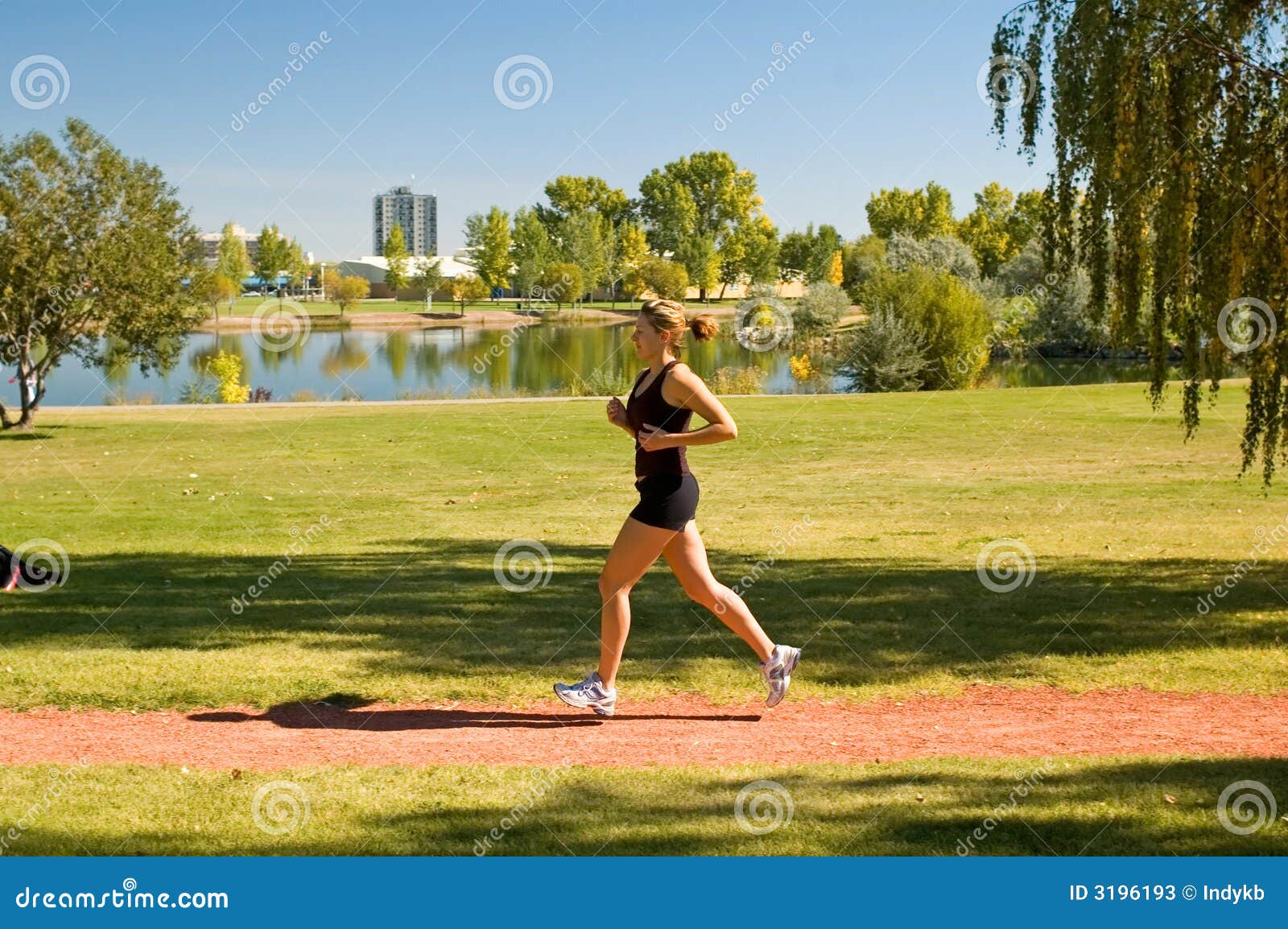 Runner stock image. Image of babe, green, cute, athlete - 3196193