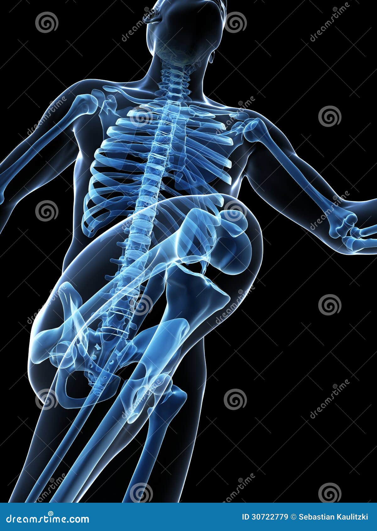 Runner anatomy stock illustration. Illustration of sports - 30722779