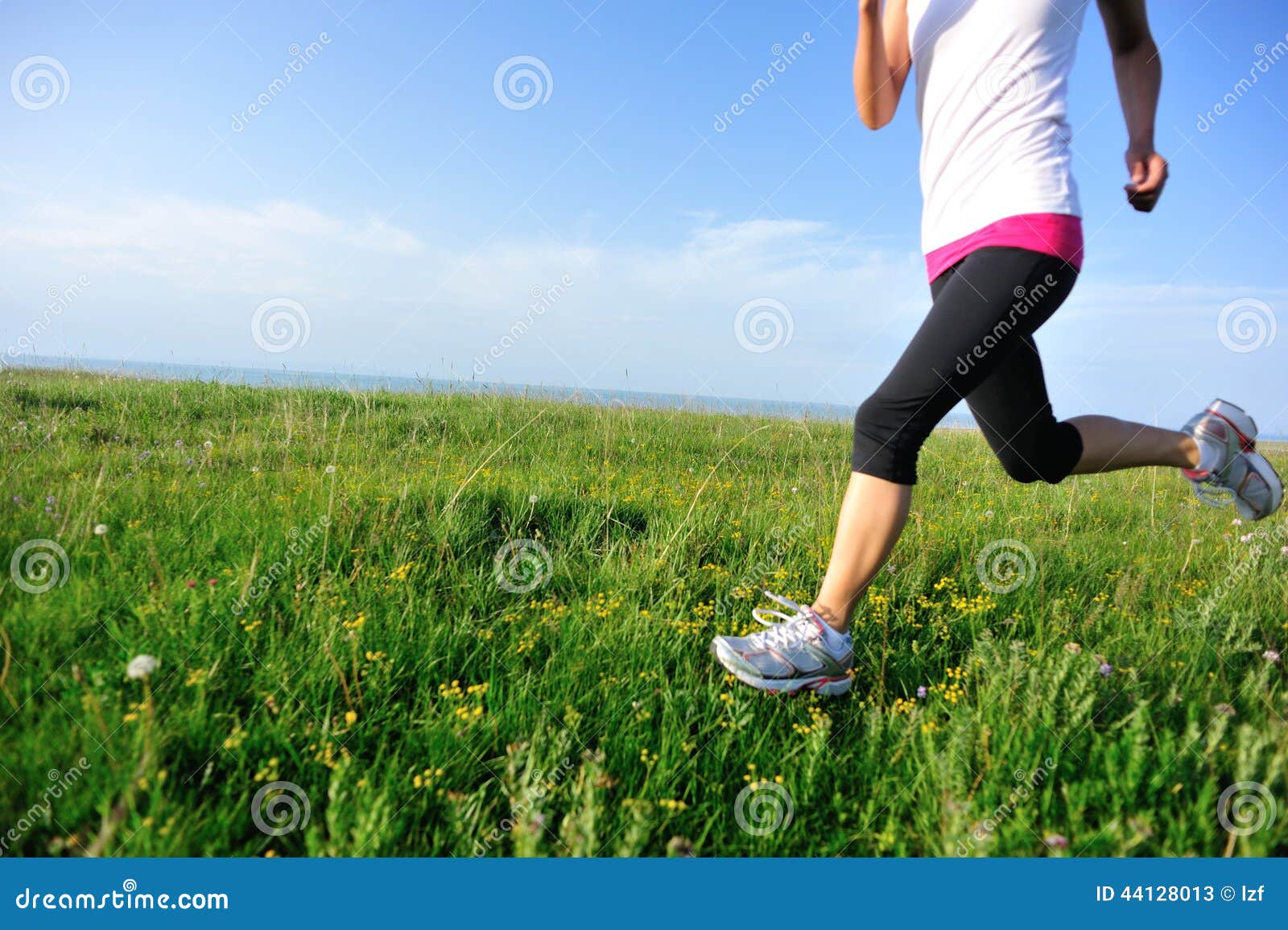 Runner athlete running stock image. Image of girl, jogging - 44128013