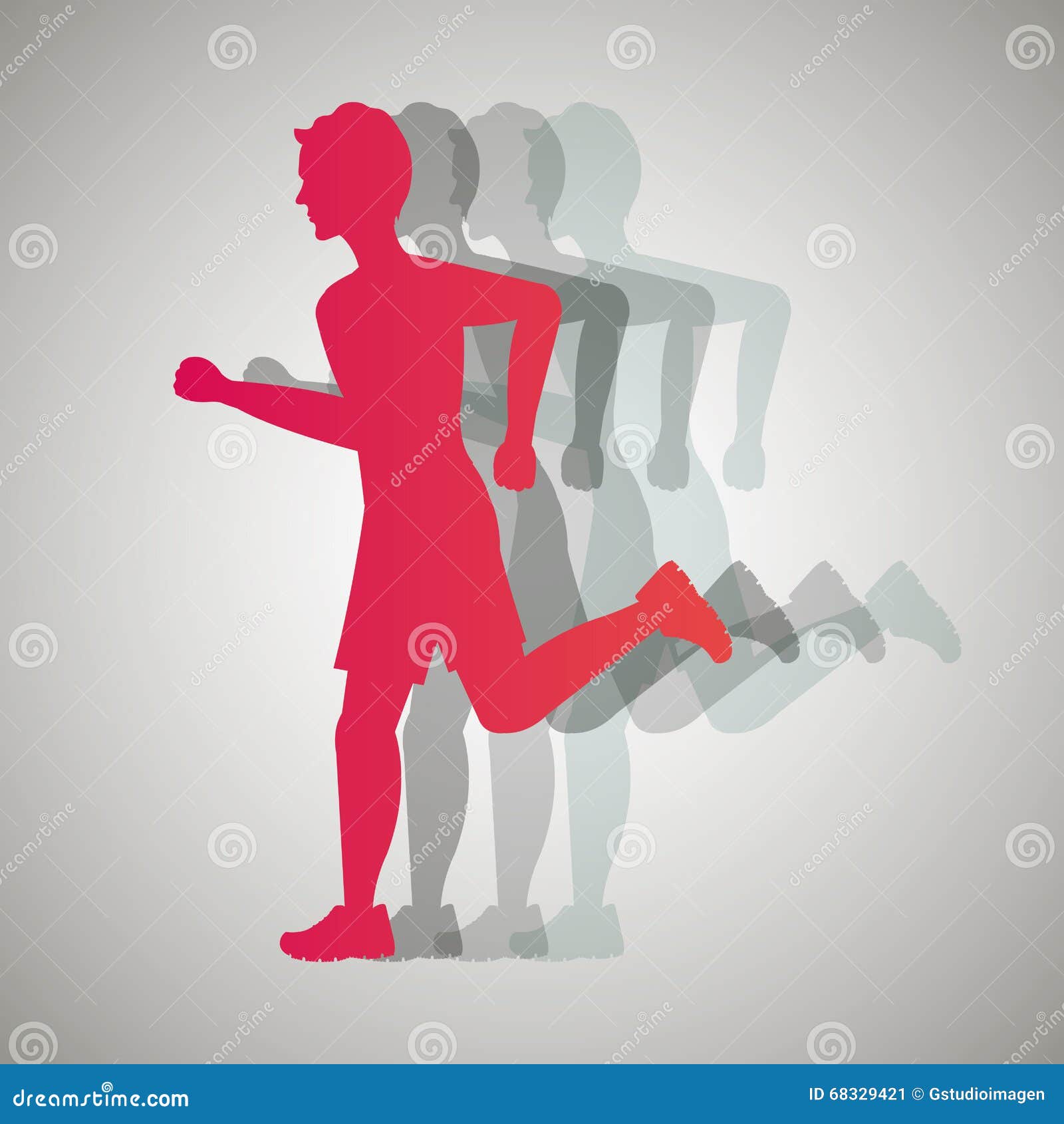 Runner avatar design stock vector. Illustration of design - 68329421