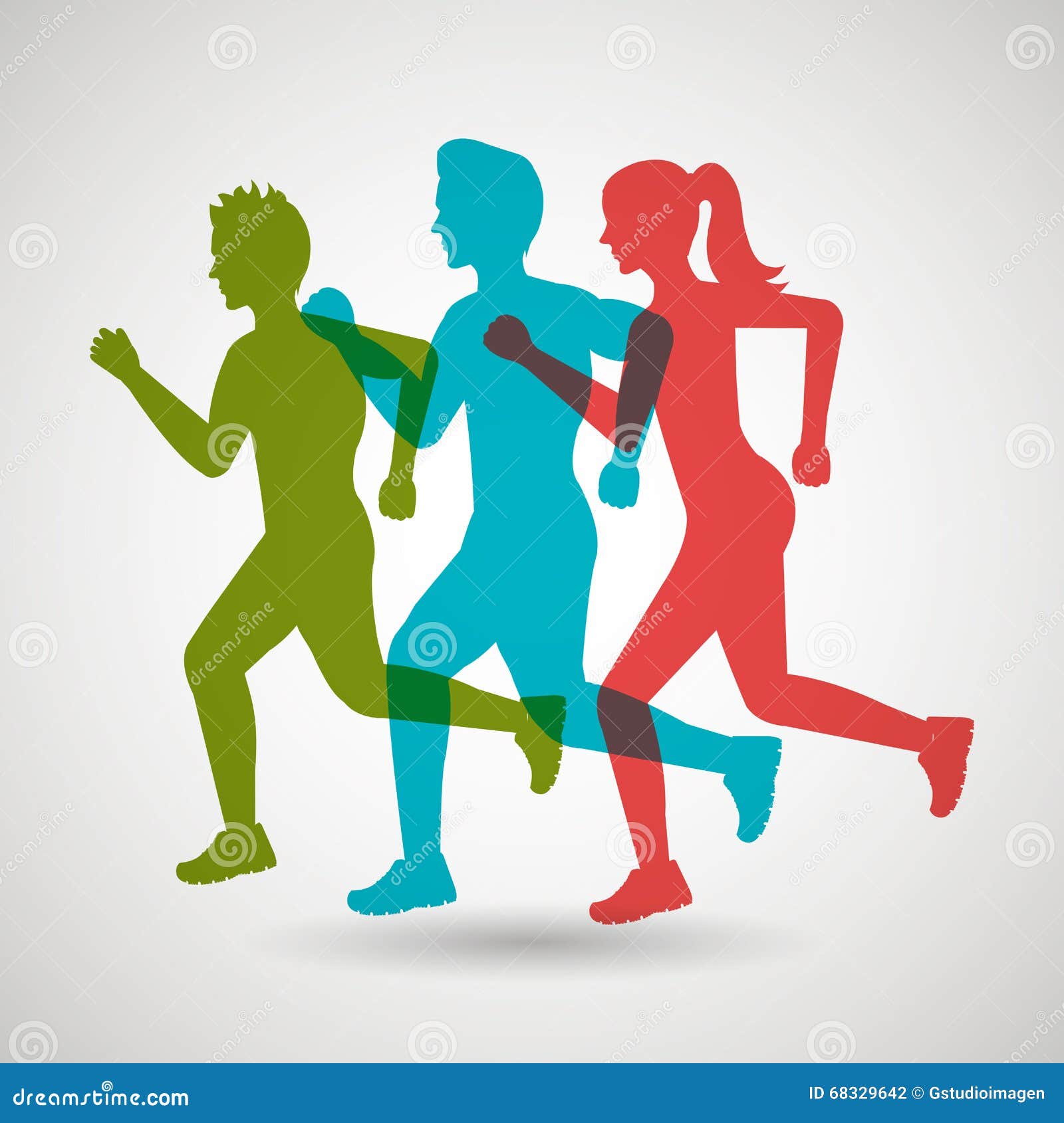 Runner avatar design stock vector. Illustration of courier - 68329642