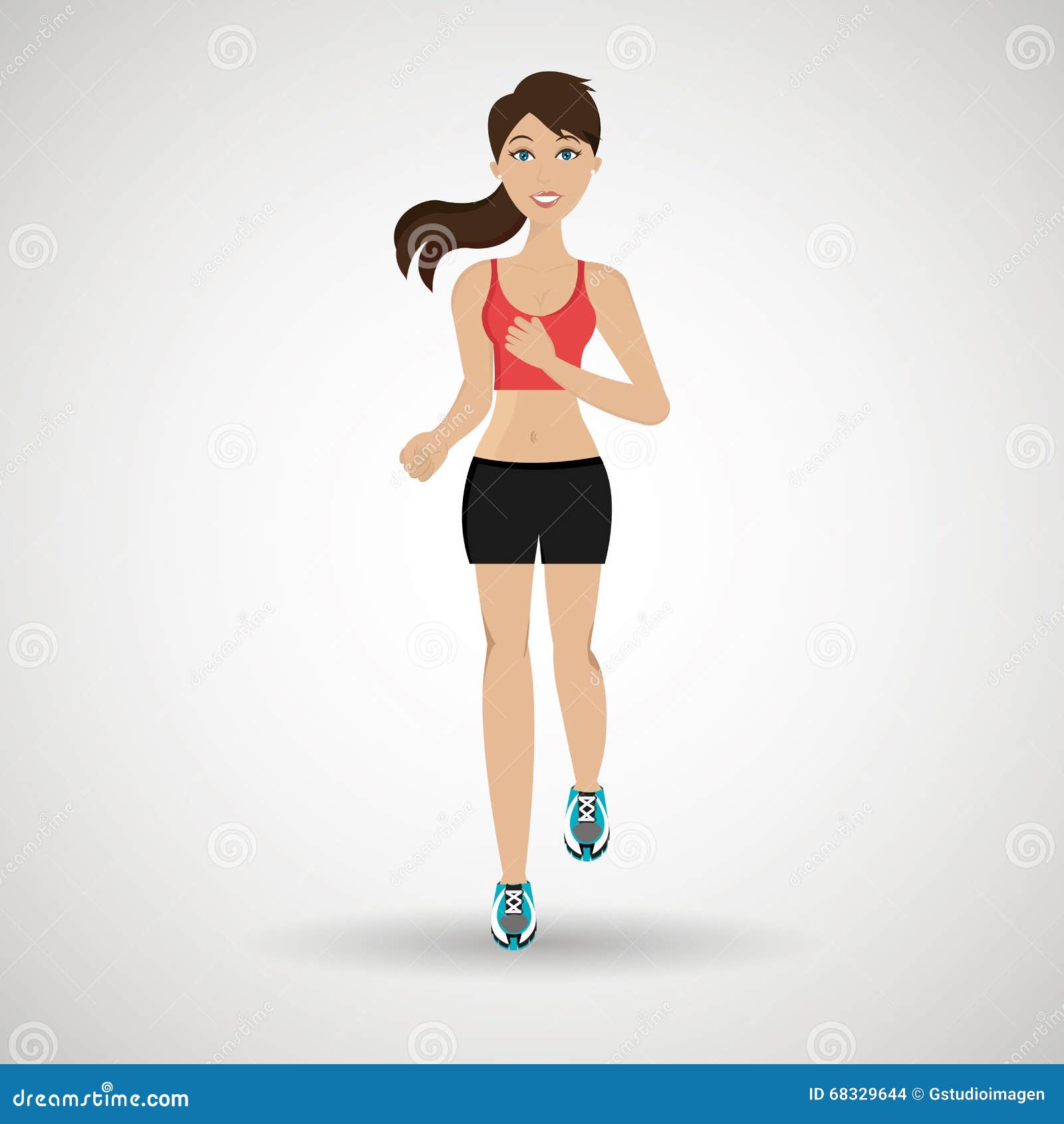 Runner avatar design stock vector. Illustration of woman - 68329644