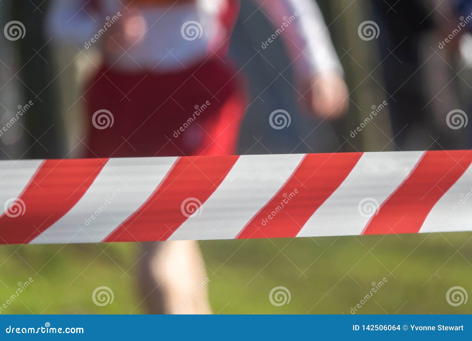 Runner Behind a Barrier in a Race Stock Photo - Image of competition ...