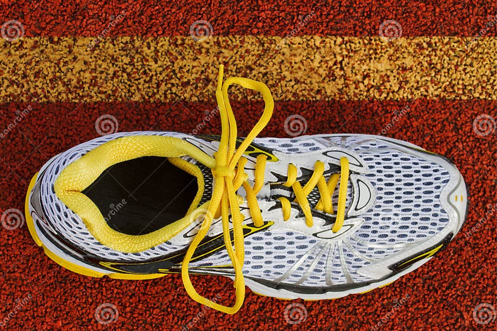 Runner birds eye view stock photo. Image of race, synthetic - 23807700