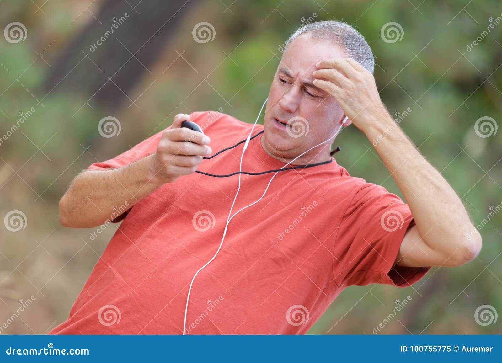 Runner Checking Heart Rate Pulse during Workout Stock Image - Image of ...