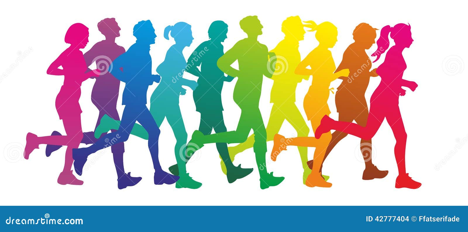 Runner stock illustration. Illustration of design, health - 42777404