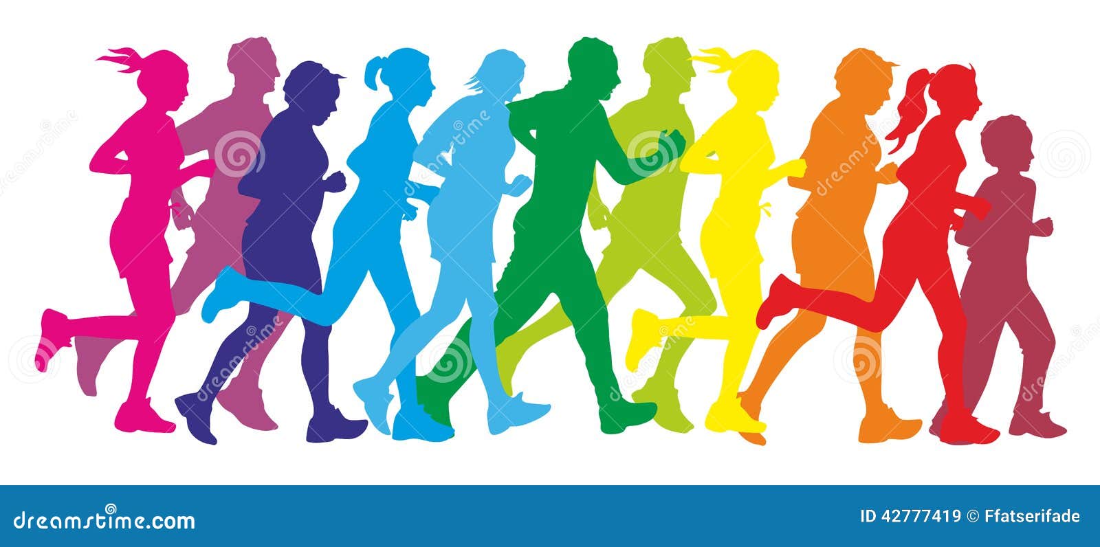 Runner stock illustration. Illustration of training, exercise - 42777419