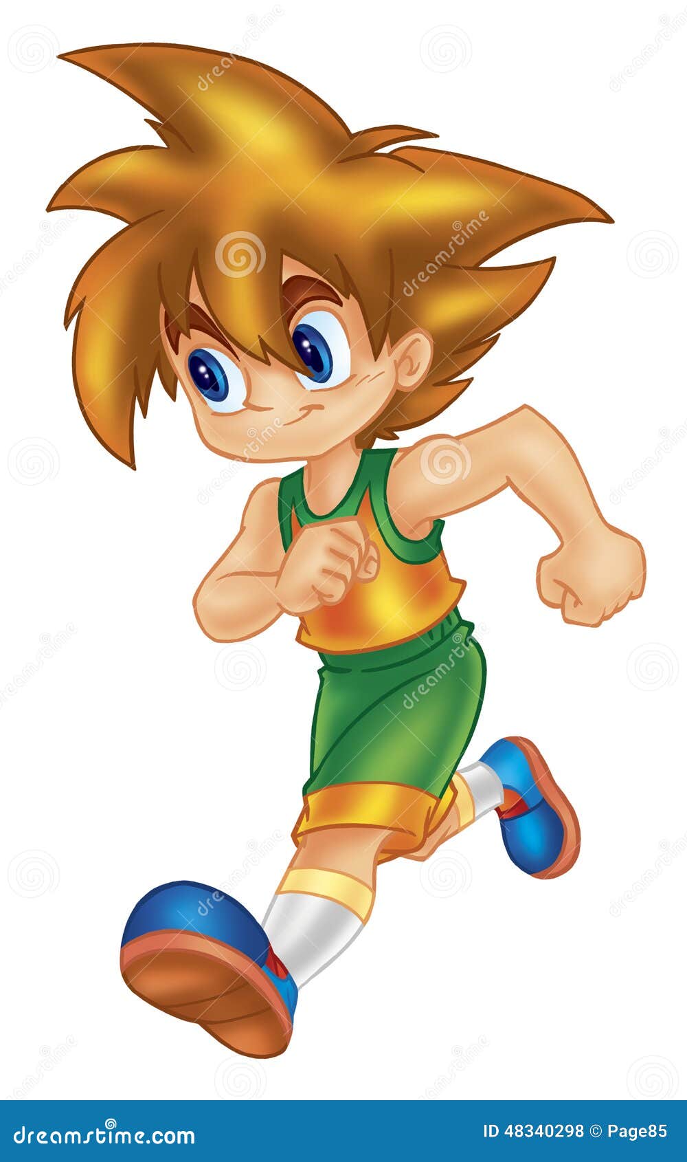 Runner stock illustration. Illustration of illustrations - 48340298