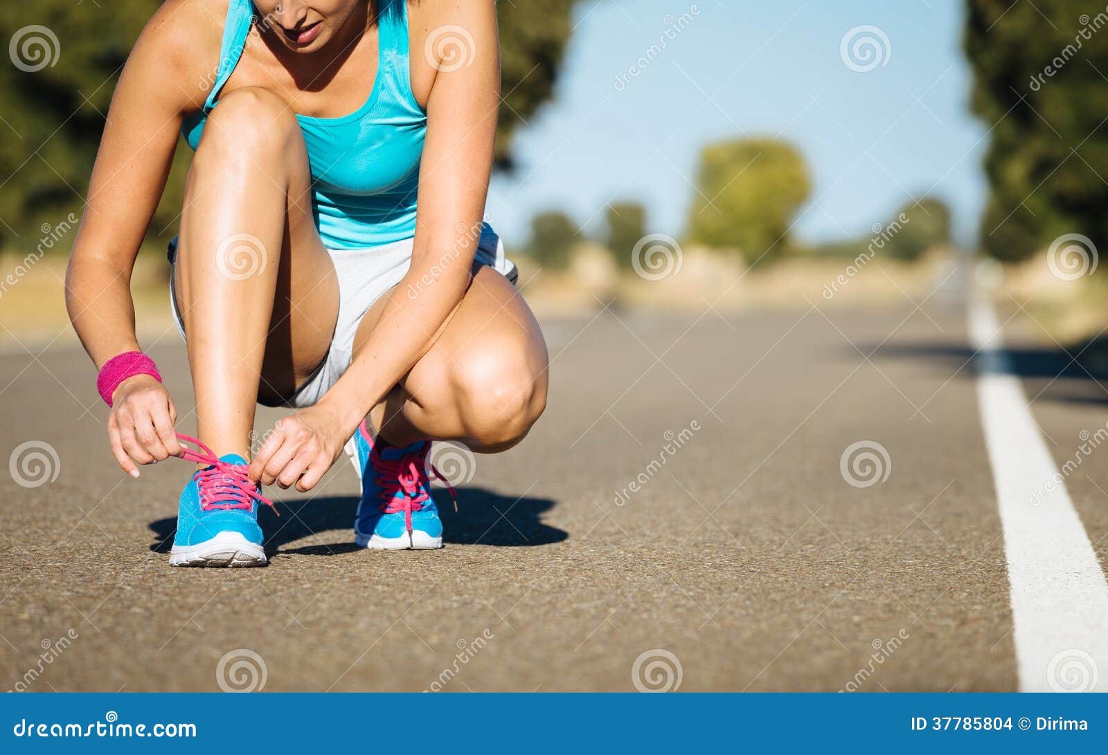 Runner Getting Ready for Running Challenge Stock Photo - Image of race ...