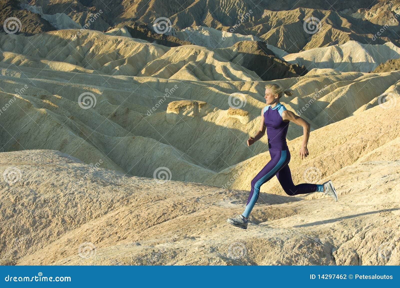 Runner in high mountains stock photo. Image of escape - 14297462