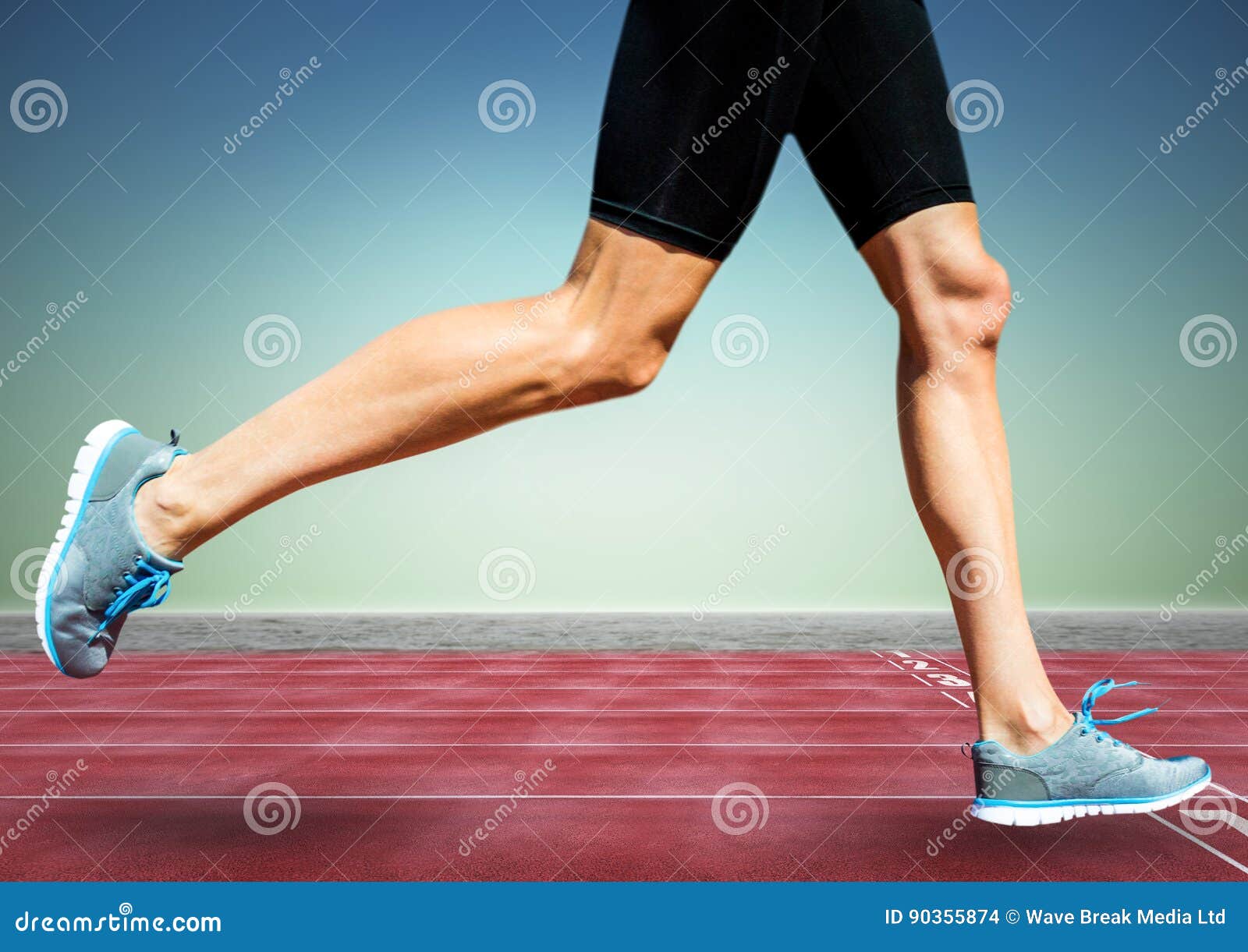 Runner Legs Illustration | CartoonDealer.com #63721830