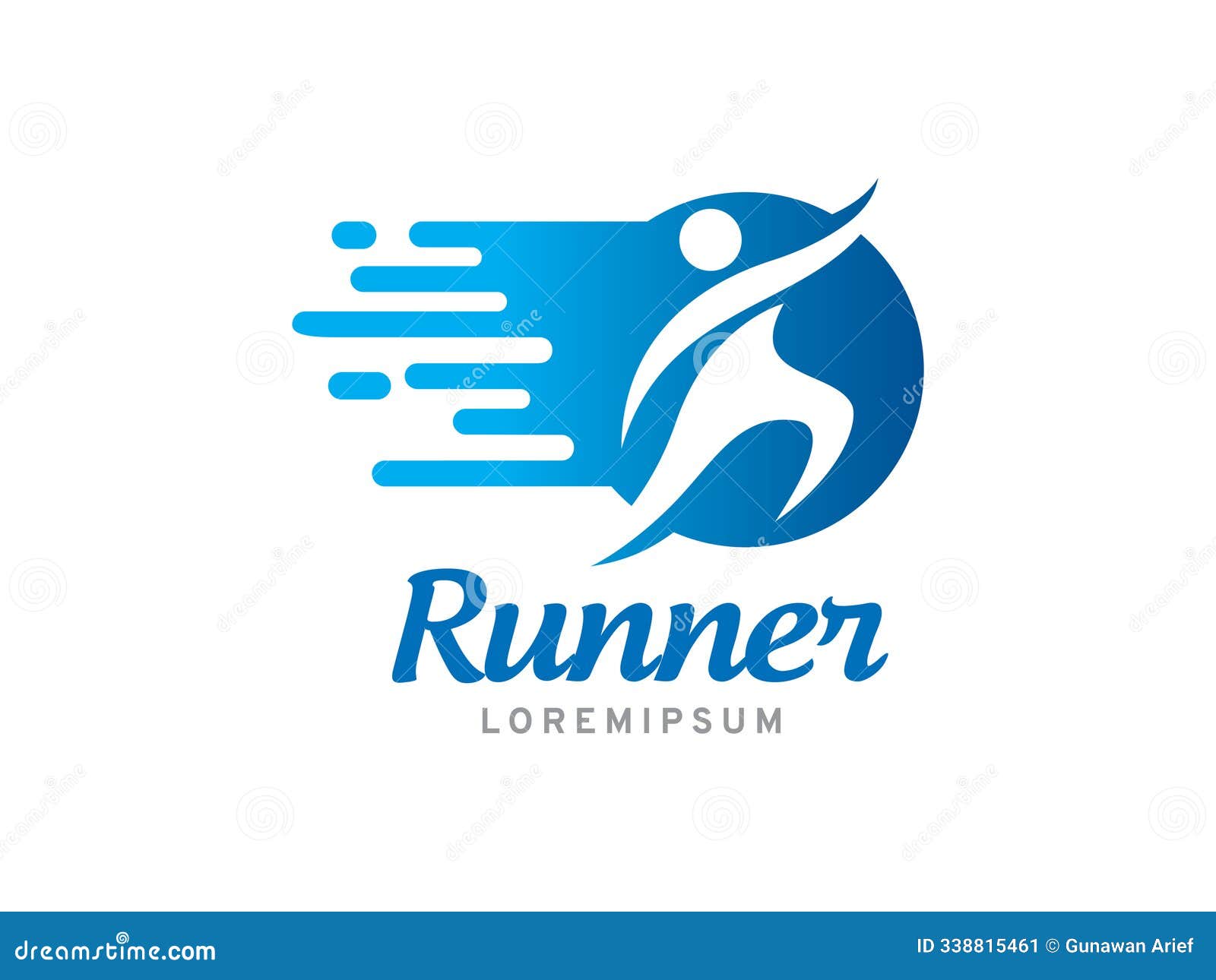 Runner Logo Symbol or Icon Template Stock Vector - Illustration of fast ...