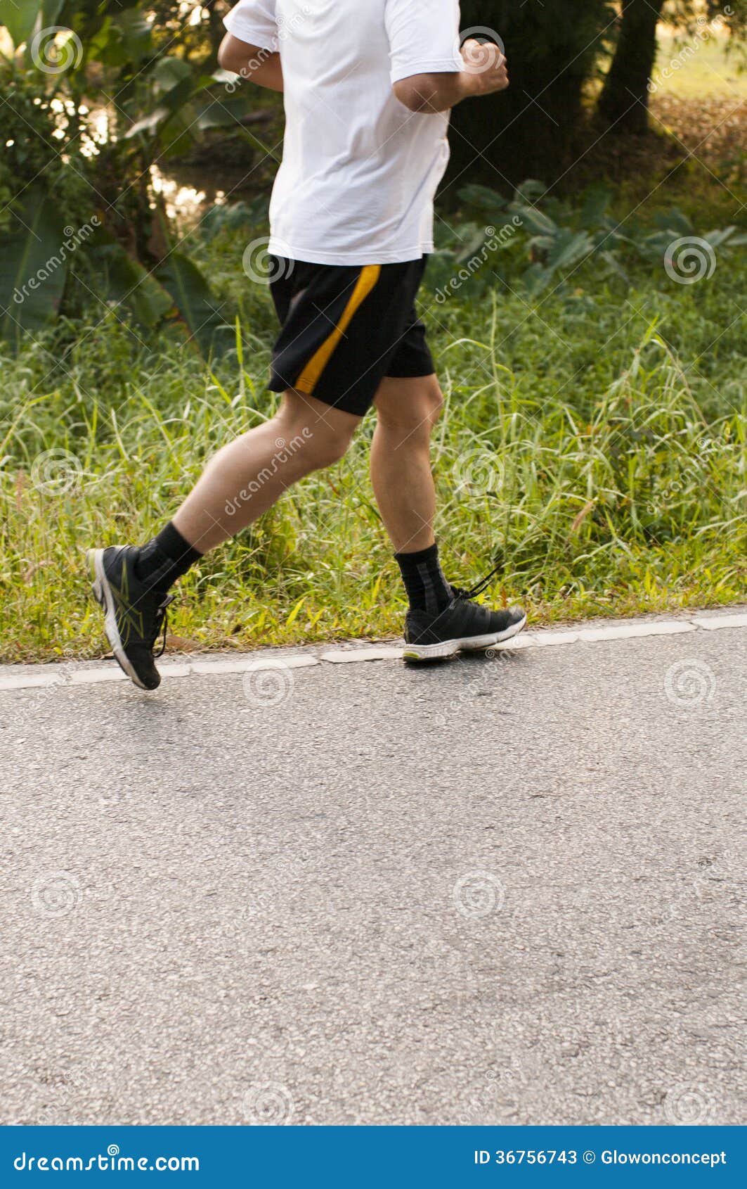 Runner in the morning stock image. Image of healthy, outdoors - 36756743