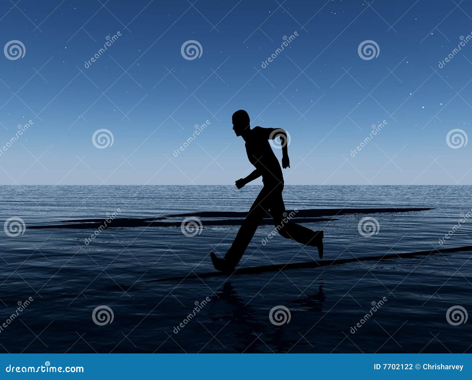 Runner at Night stock photo. Image of athlete, move, activity - 7702122