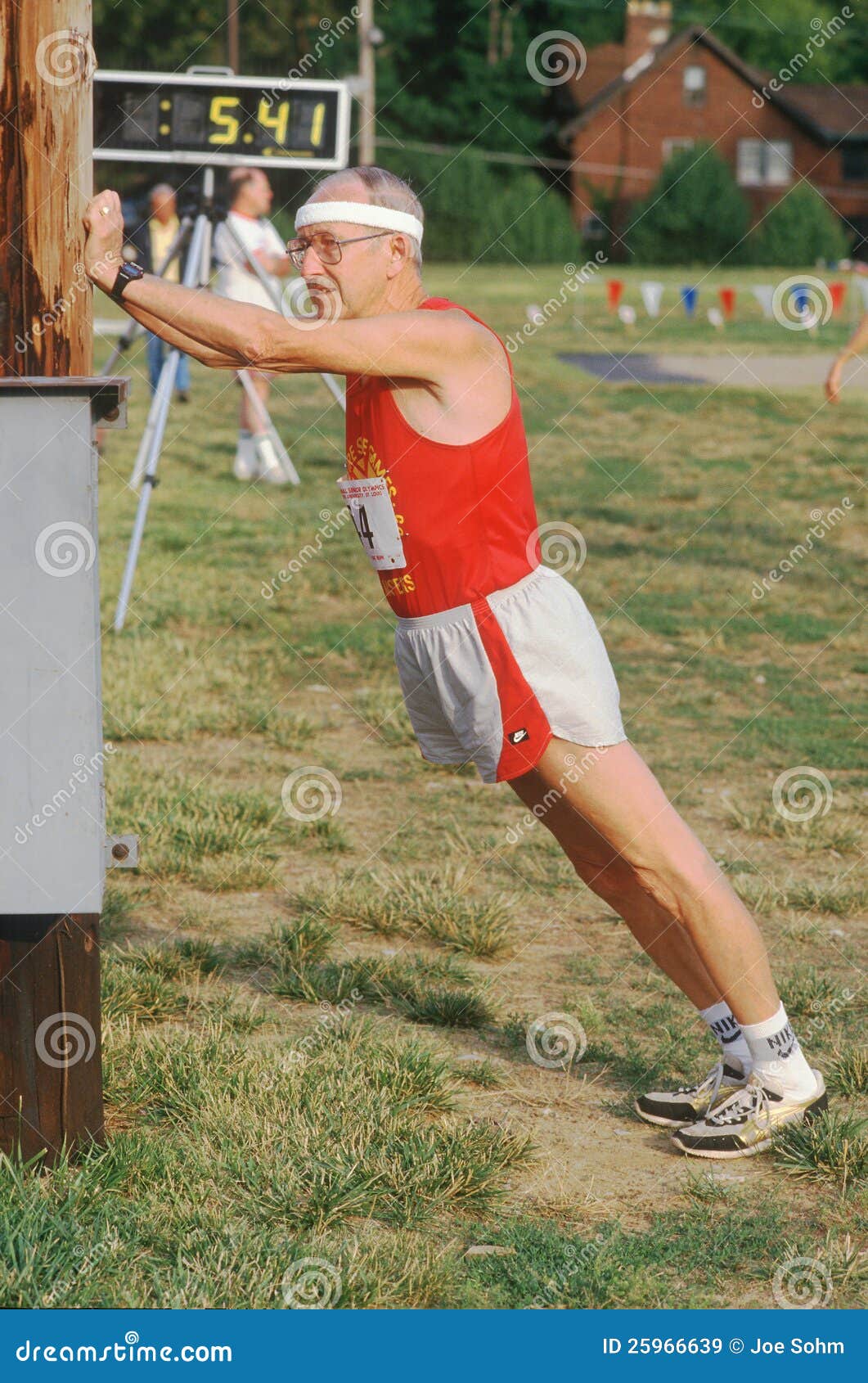 A Runner Preparing for a Race Editorial Stock Image - Image of people ...