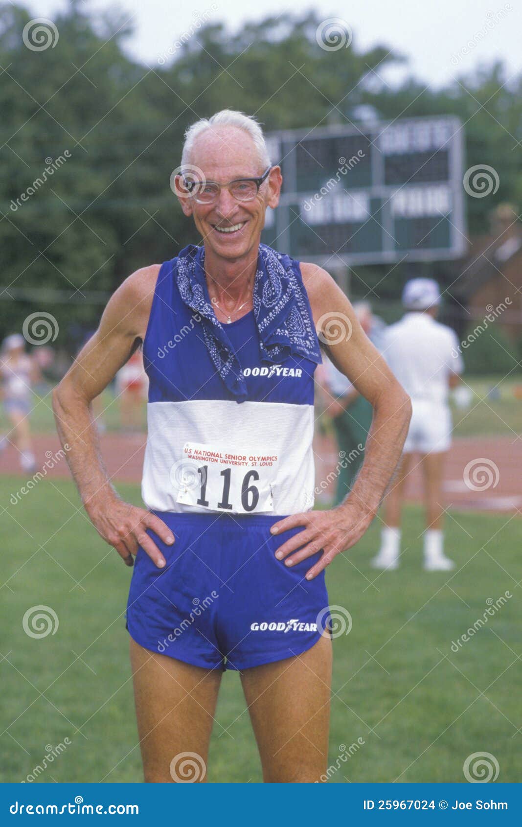 A Runner at the Senior Olympics Editorial Stock Image - Image of ...