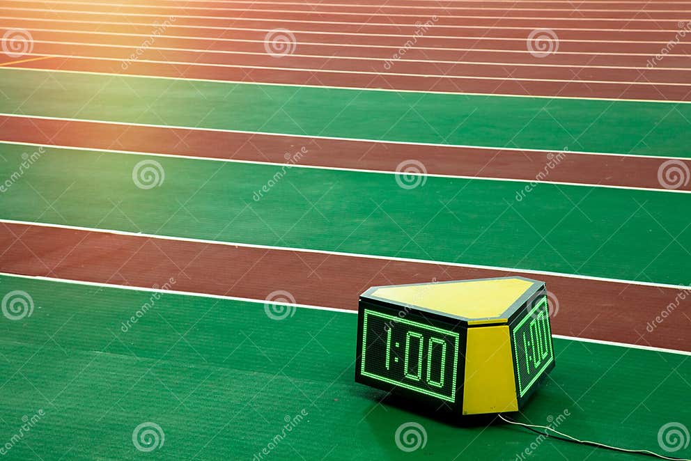 Runner Stopwatch Chronometer Stock Image - Image of ready, duration ...