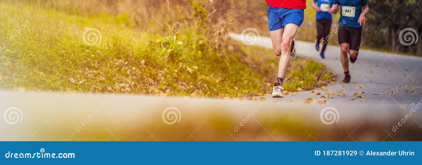 Runner on the Street Be Running Sidewalk for Exercise. Stock Image ...
